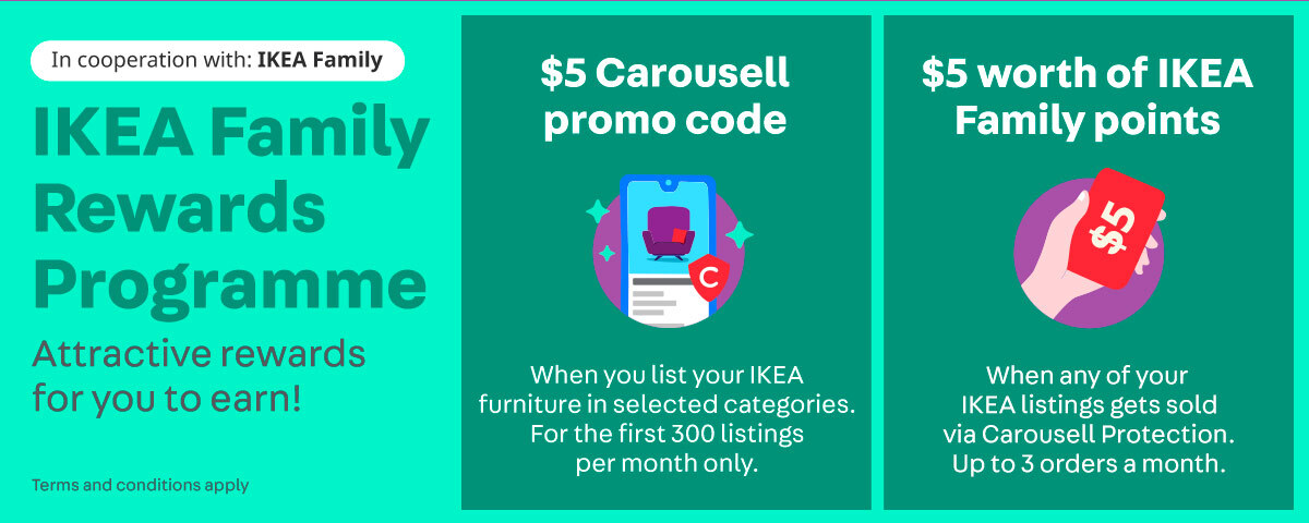 Carousell x IKEA Family Rewards Programme