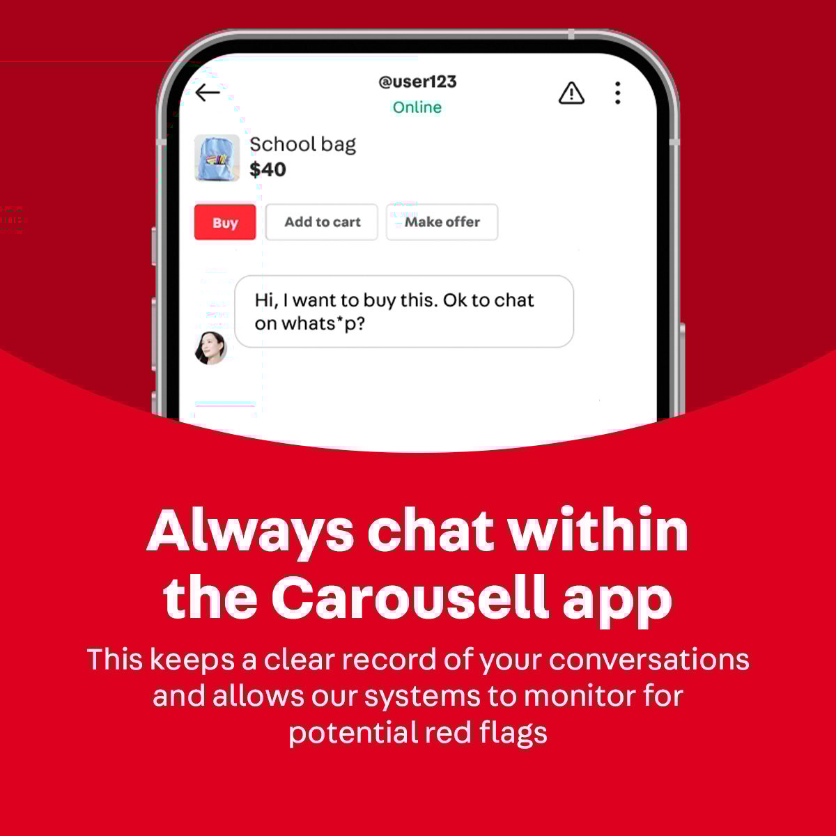🔒 Your go-to guide for staying safe on Carousell